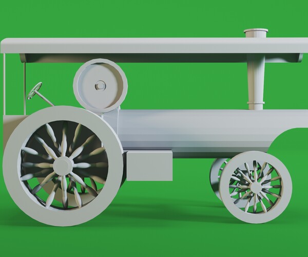 ArtStation - 5- Steam Tractors- High detail 3d models | Resources
