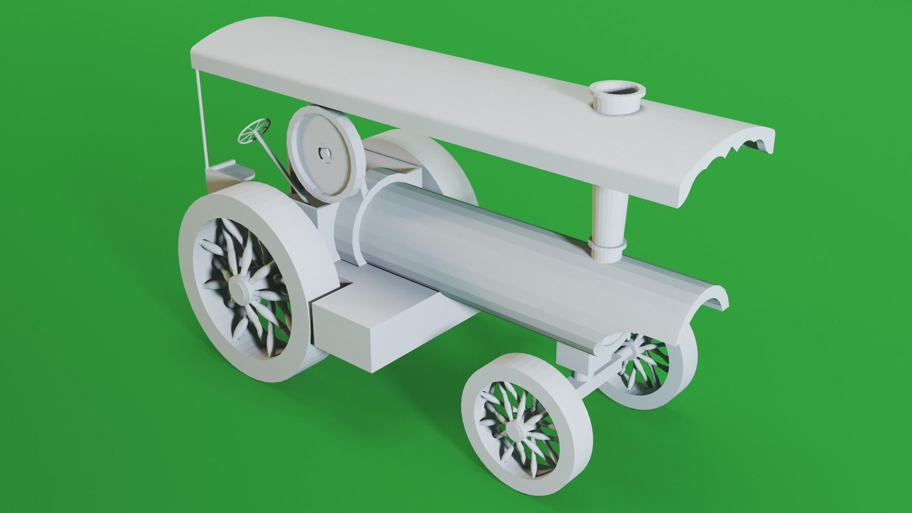 ArtStation - 5- Steam Tractors- High detail 3d models | Resources