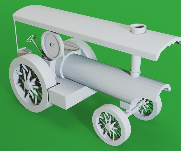 ArtStation - 5- Steam Tractors- High detail 3d models | Resources