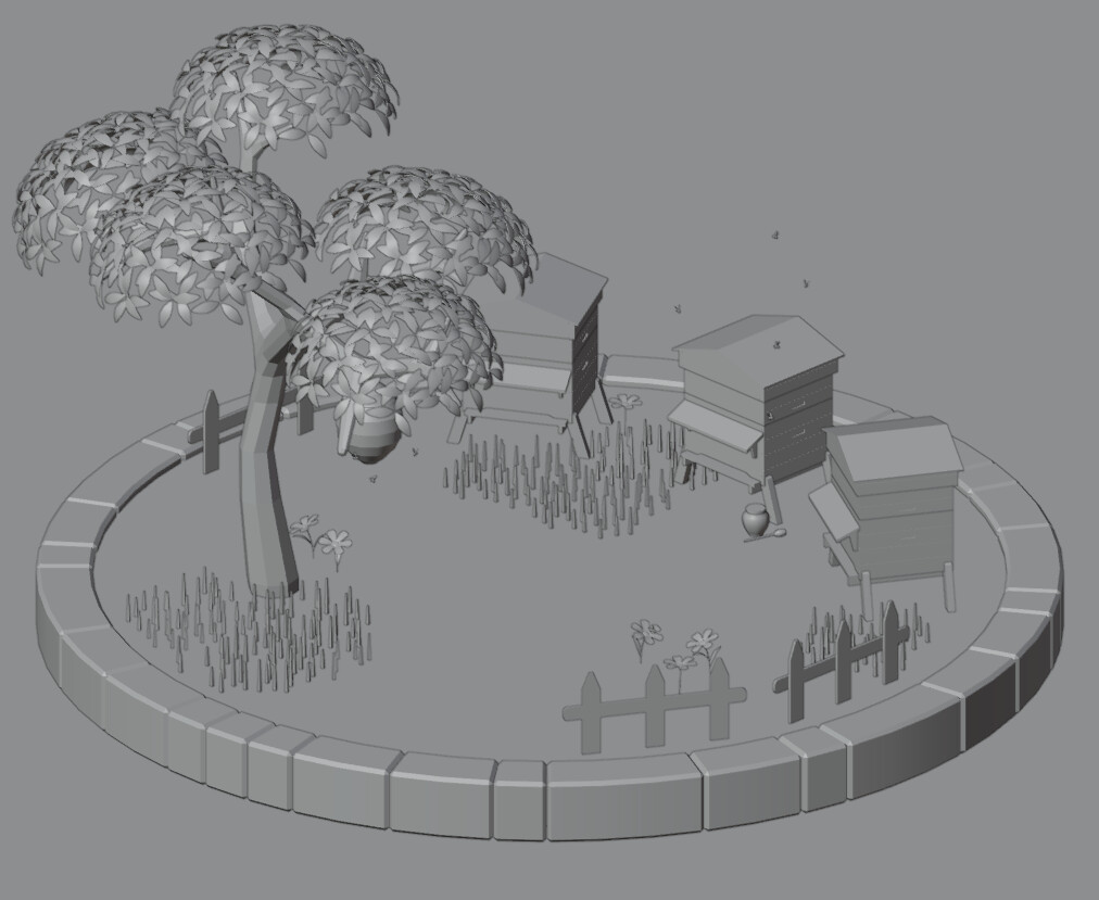 ArtStation - Beehive | Game Assets