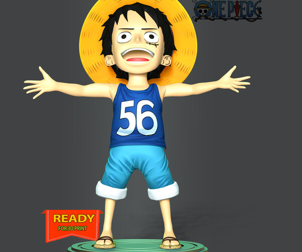 ArtStation - Kid Luffy - One Piece | Resources