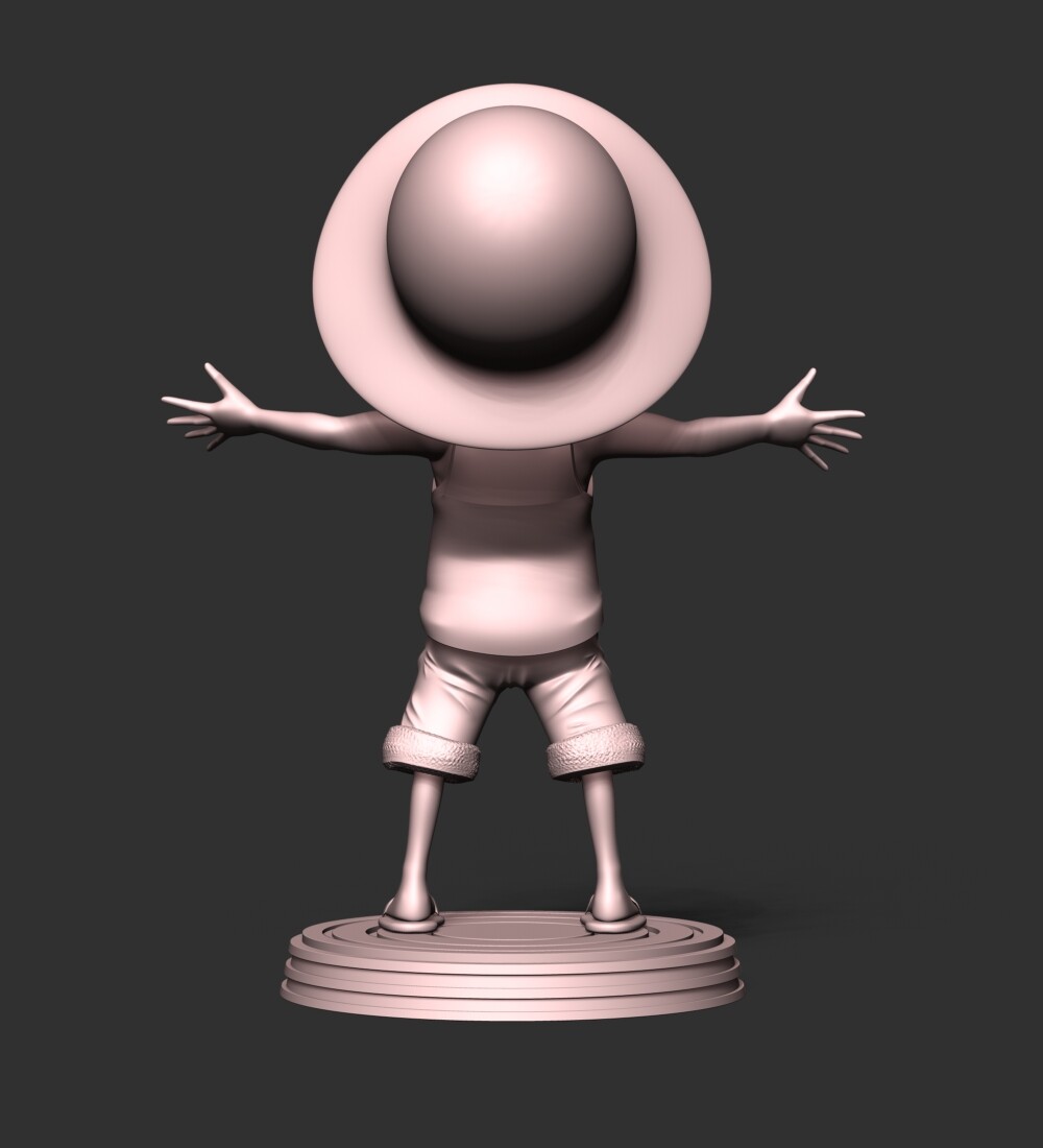 ArtStation - Kid Luffy - One Piece | Resources