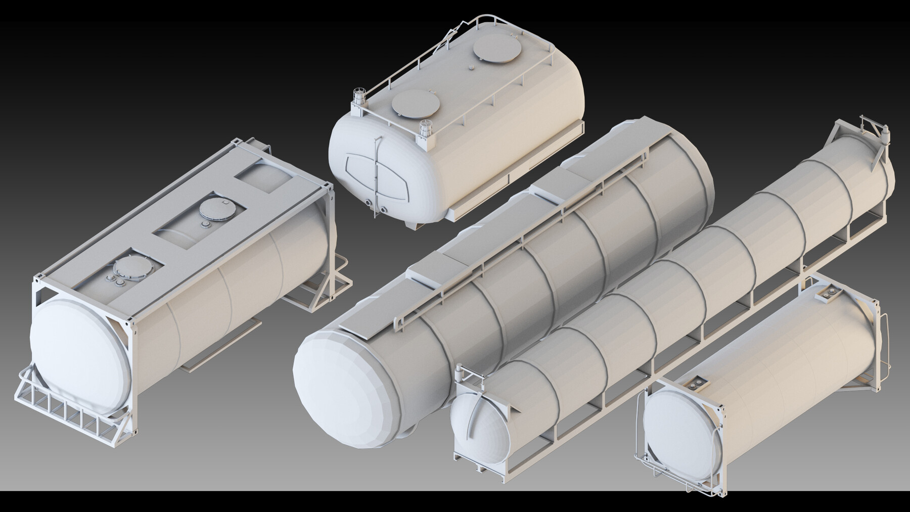 ArtStation - 33- Water Storage Tanks- High detail 3d models | Resources