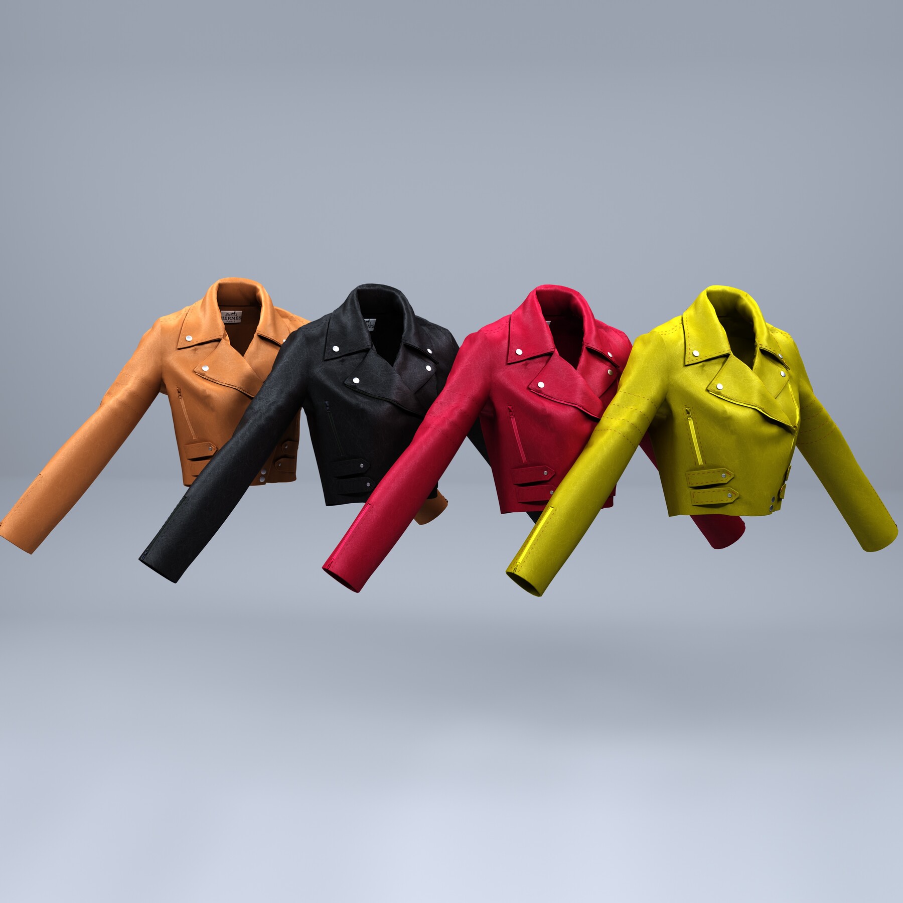 ArtStation - Leather jacket in 4 colors | Resources