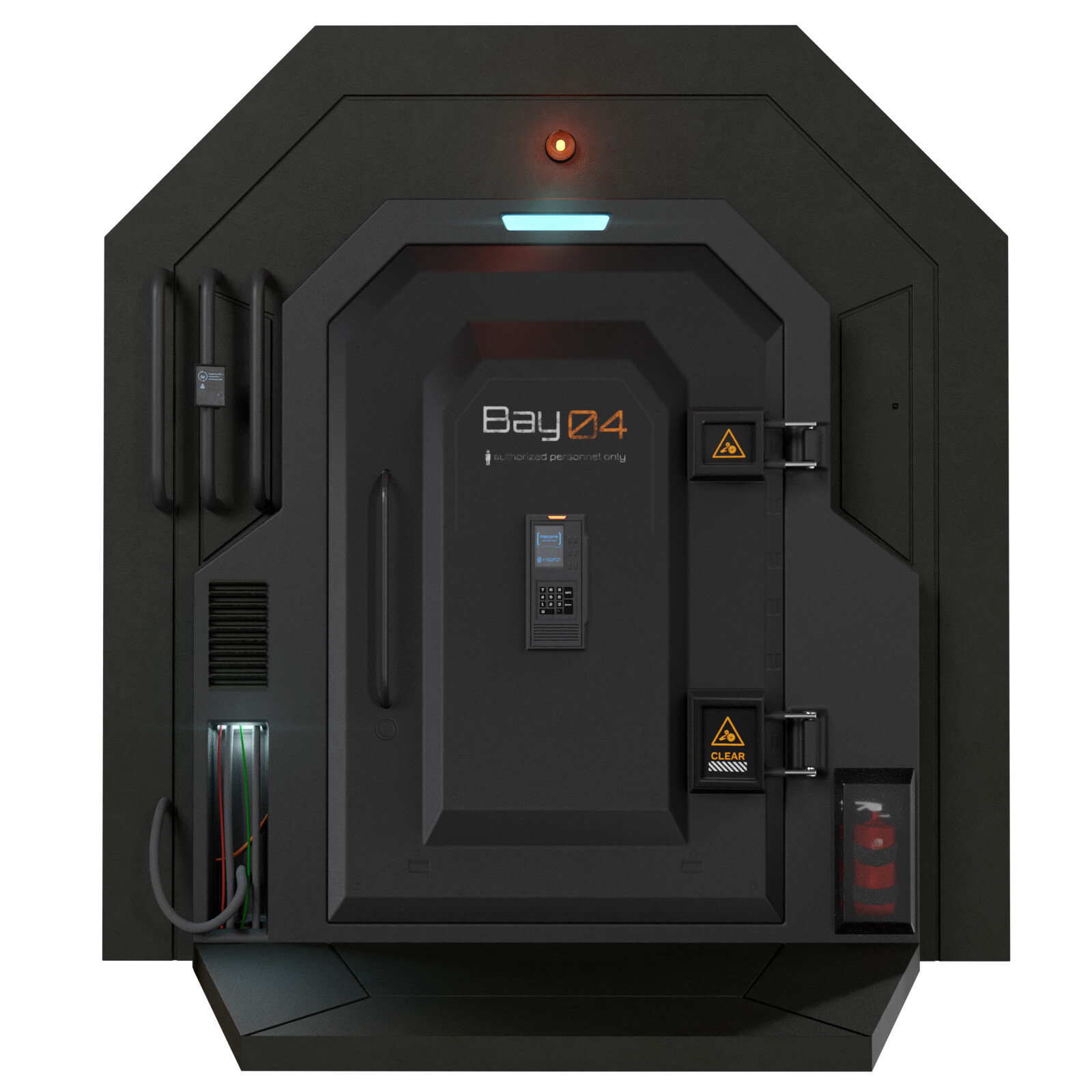 ArtStation - SciFi Spaceship Door 3D model | Game Assets