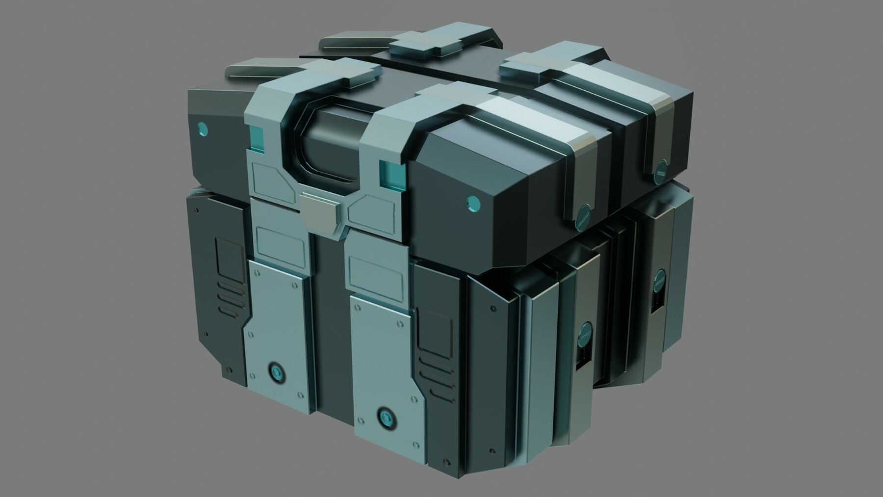 ArtStation - Sci-Fi Crate - Low Poly - Game Ready - PBR | Game Assets