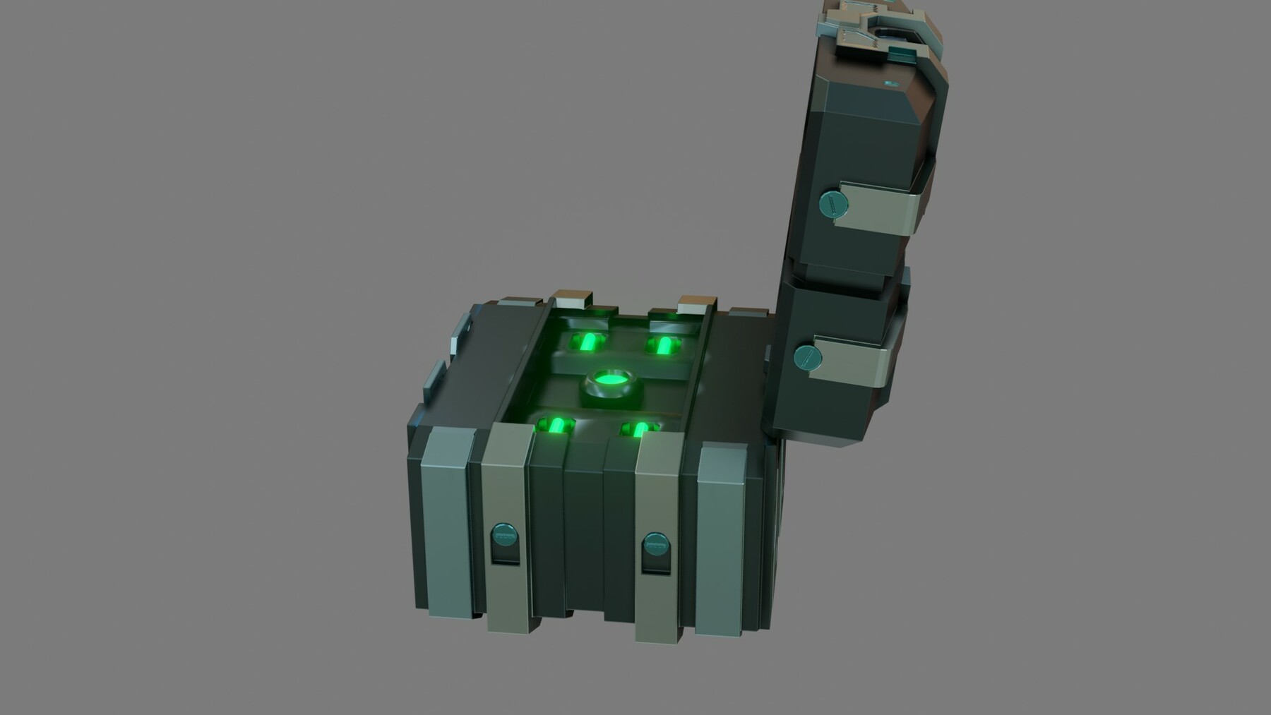 ArtStation - Sci-Fi Crate - Low Poly - Game Ready - PBR | Game Assets