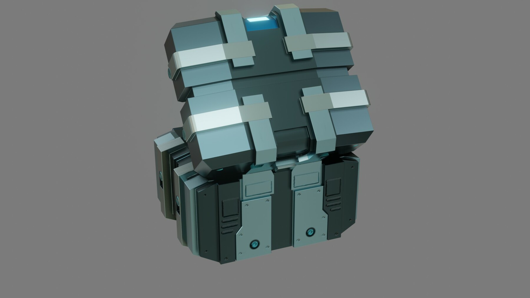 ArtStation - Sci-Fi Crate - Low Poly - Game Ready - PBR | Game Assets
