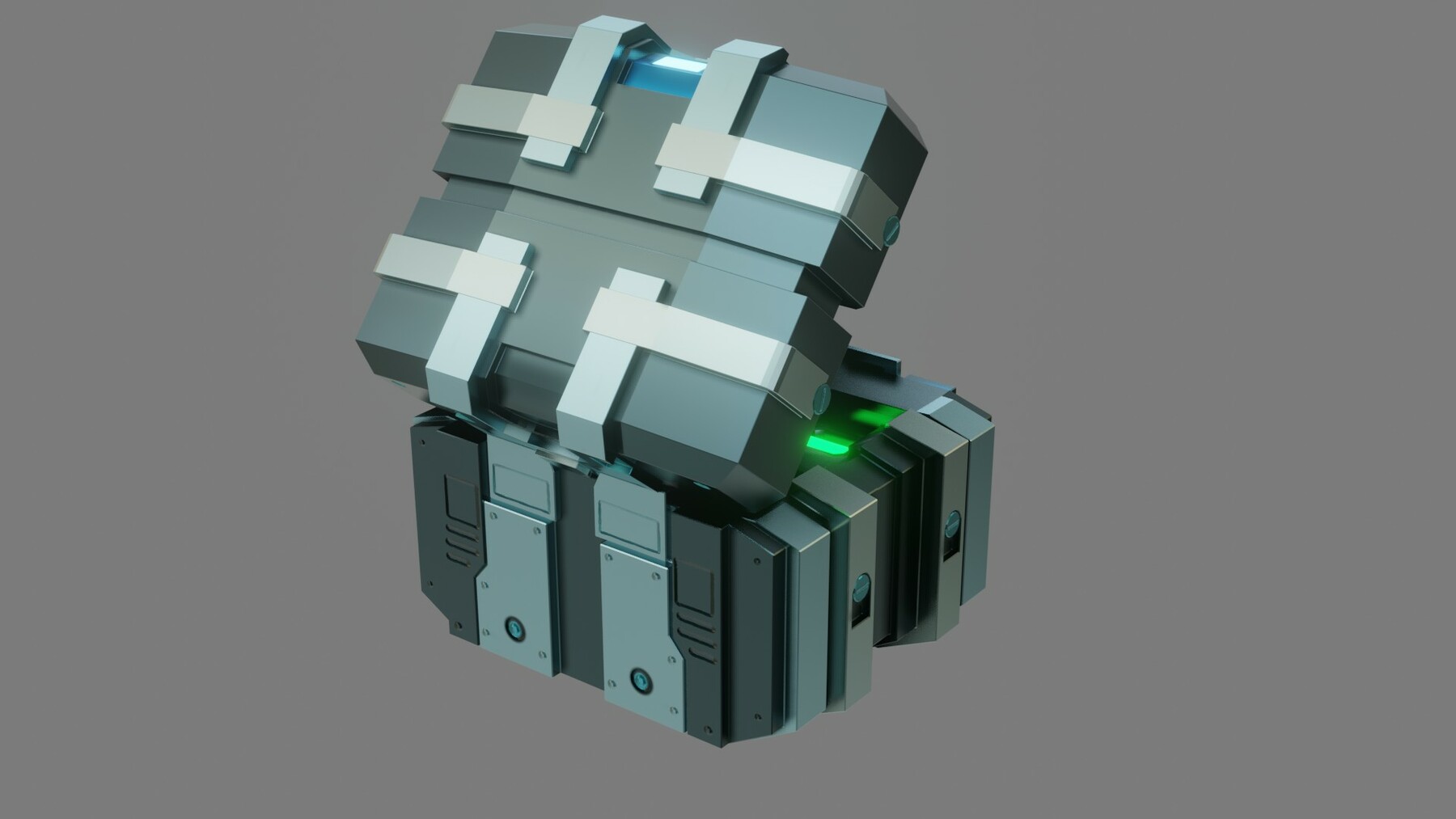ArtStation - Sci-Fi Crate - Low Poly - Game Ready - PBR | Game Assets