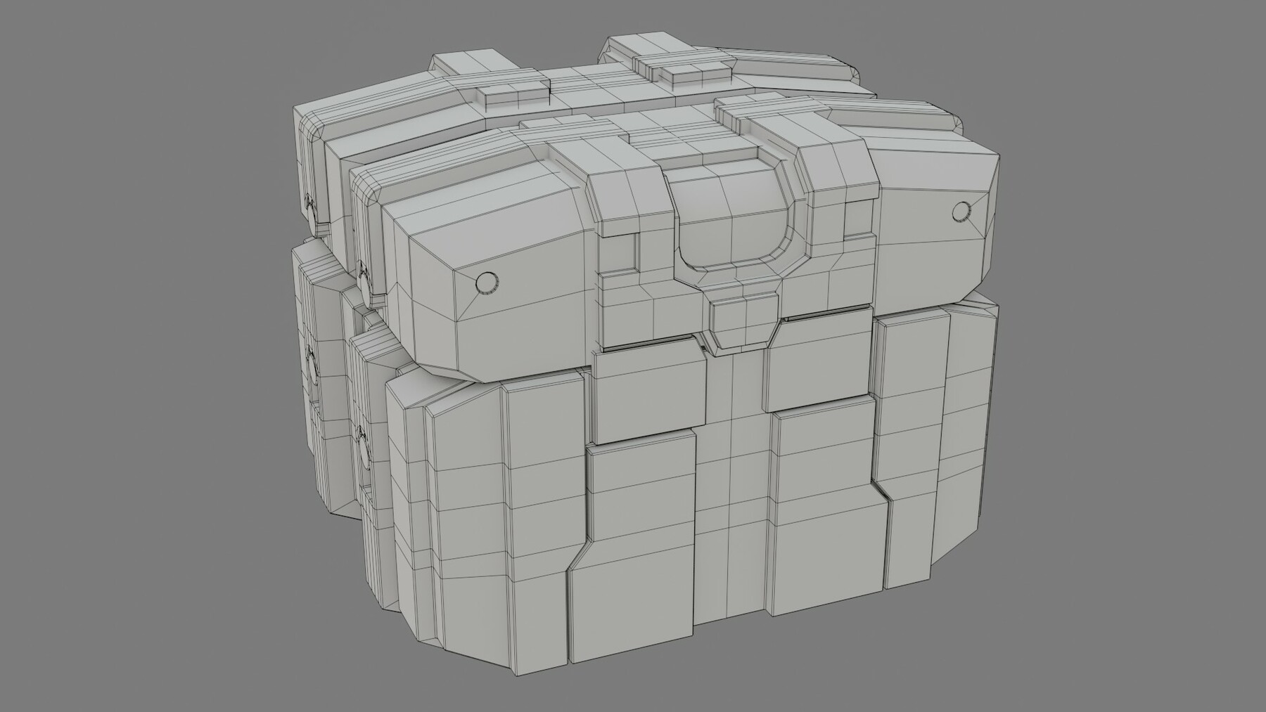 ArtStation - Sci-Fi Crate - Low Poly - Game Ready - PBR | Game Assets