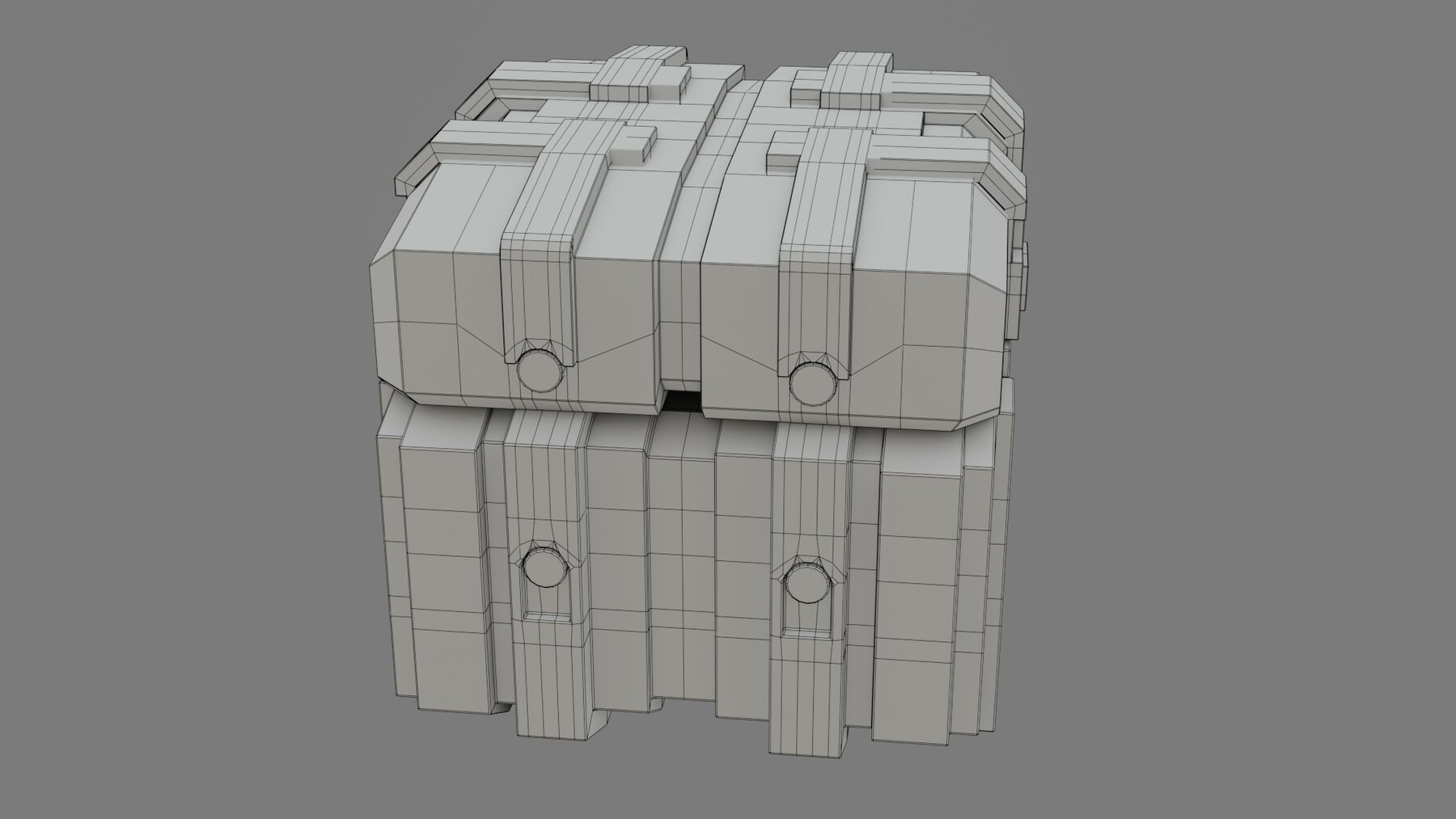 ArtStation - Sci-Fi Crate - Low Poly - Game Ready - PBR | Game Assets