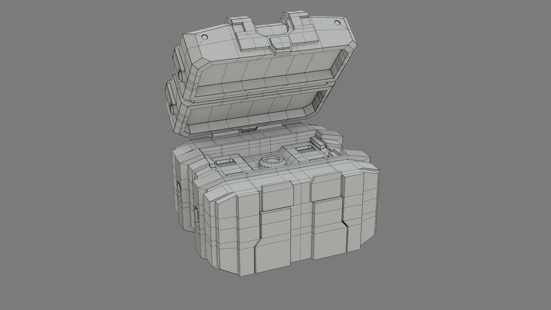 ArtStation - Sci-Fi Crate - Low Poly - Game Ready - PBR | Game Assets