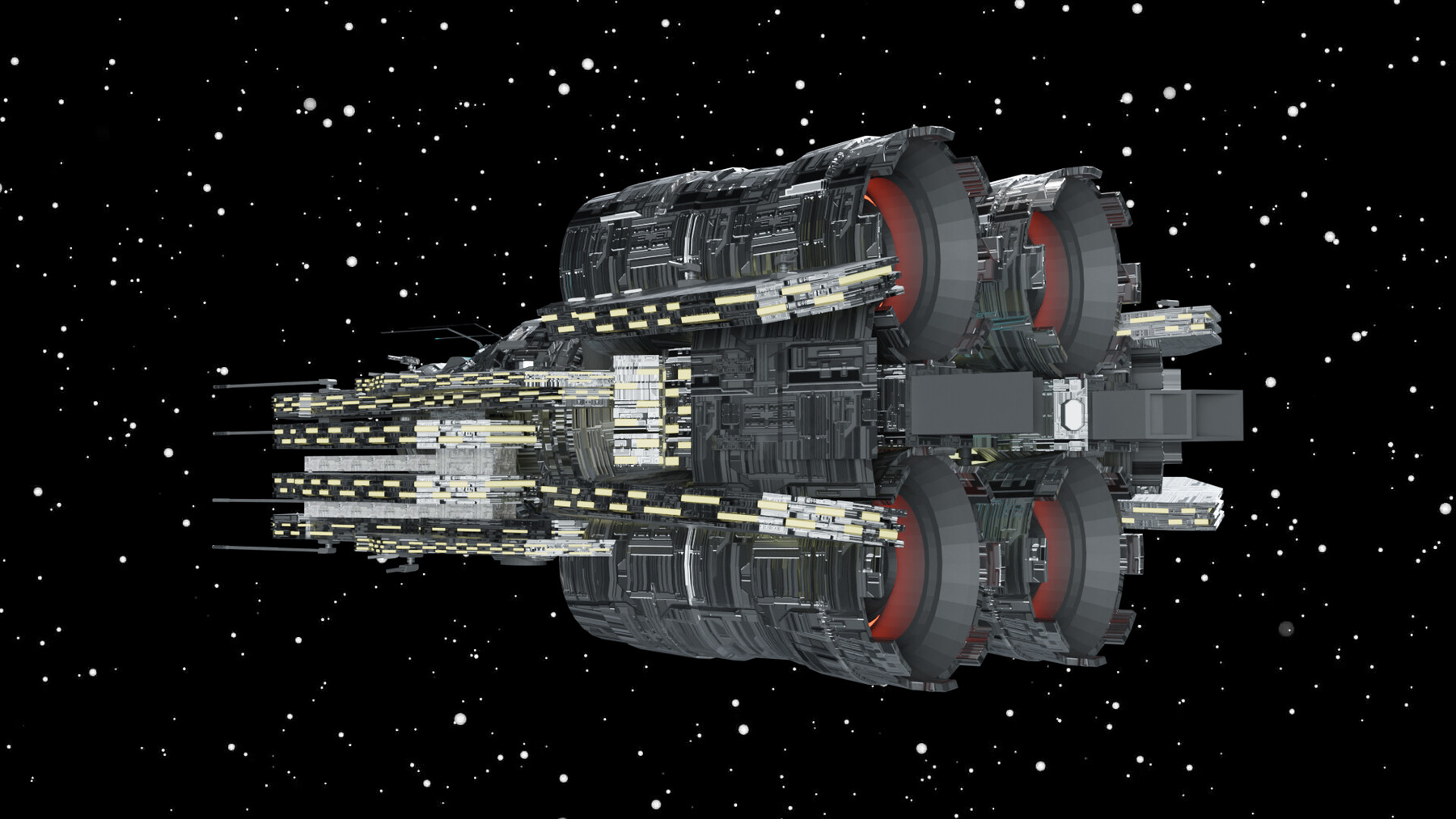 ArtStation - spaceship-001 | Game Assets