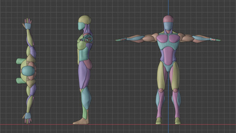 ArtStation - Stylized Male Body Base Mesh | Resources