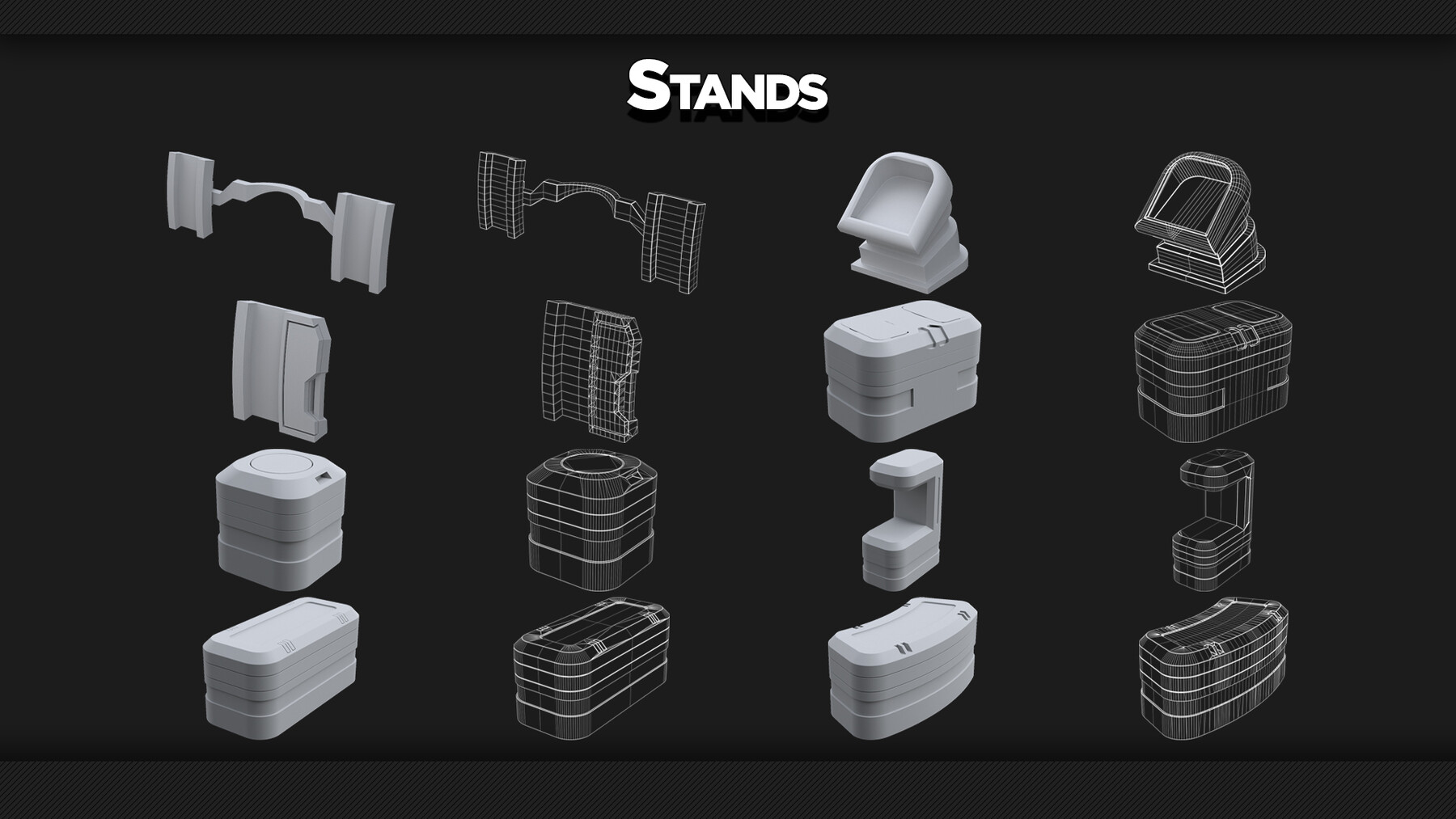 ArtStation - 110 Factory Environment Props - KITBASH - VOL 2 | Resources