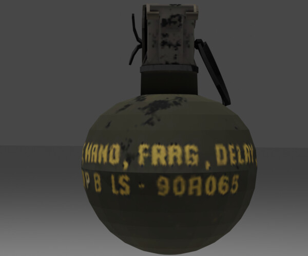 ArtStation - Frag grenade | Game Assets