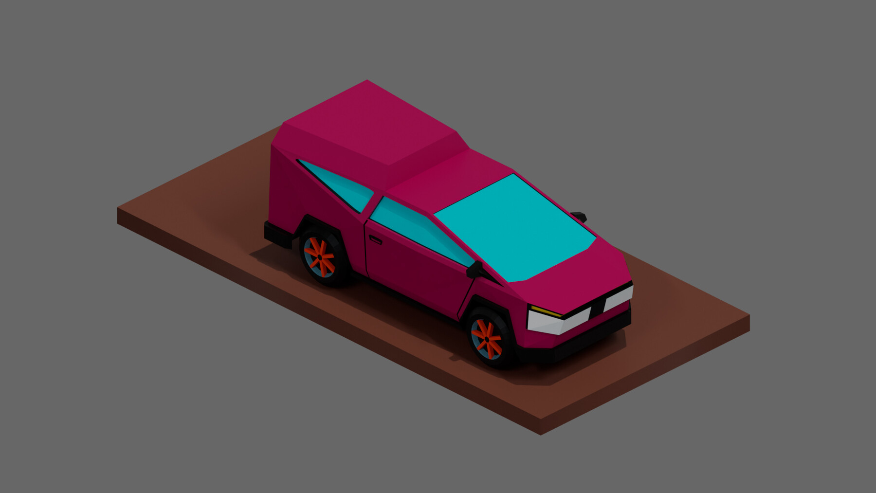 ArtStation - 12 unique cars Low-poly 3D model | Game Assets