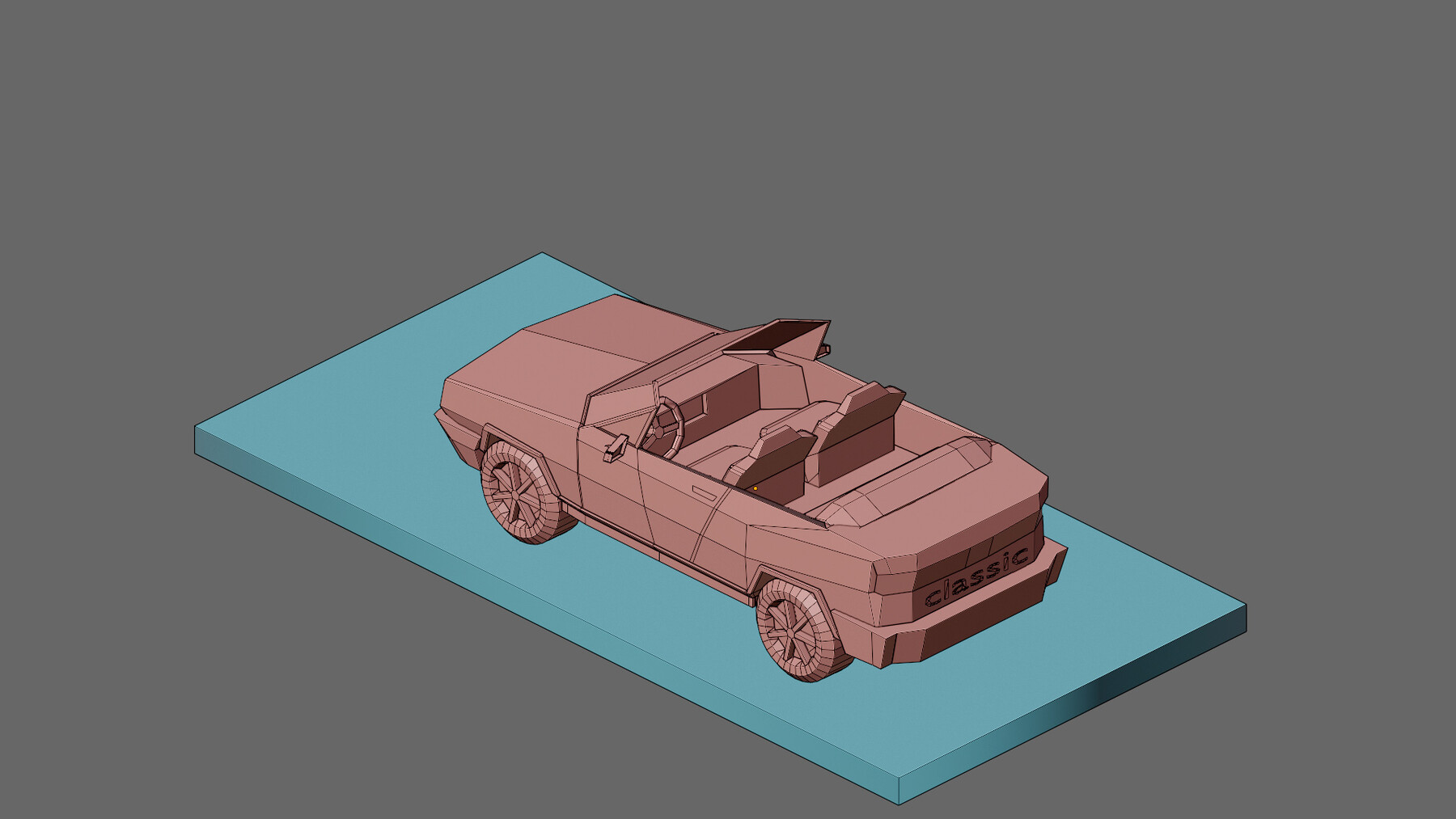 ArtStation - 12 unique cars Low-poly 3D model | Game Assets