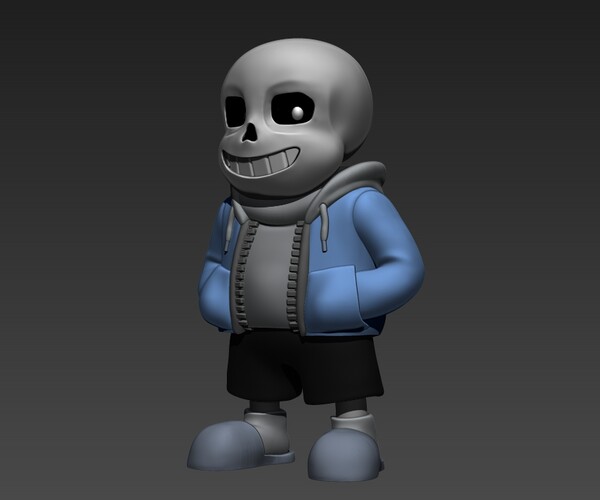 ArtStation - Sans Undertale Character 3D Print | Resources