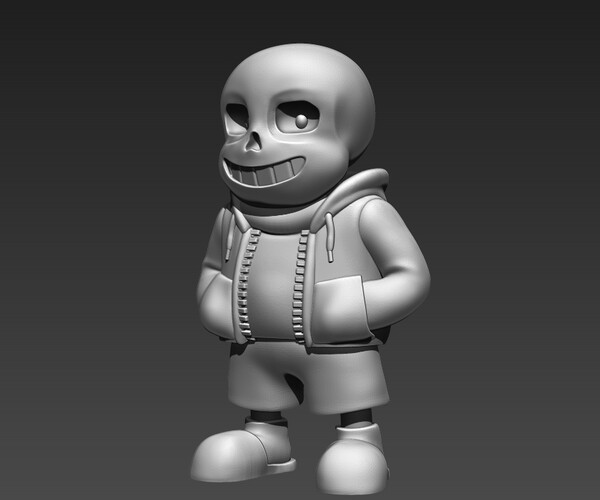 ArtStation - Sans Undertale Character 3D Print | Resources