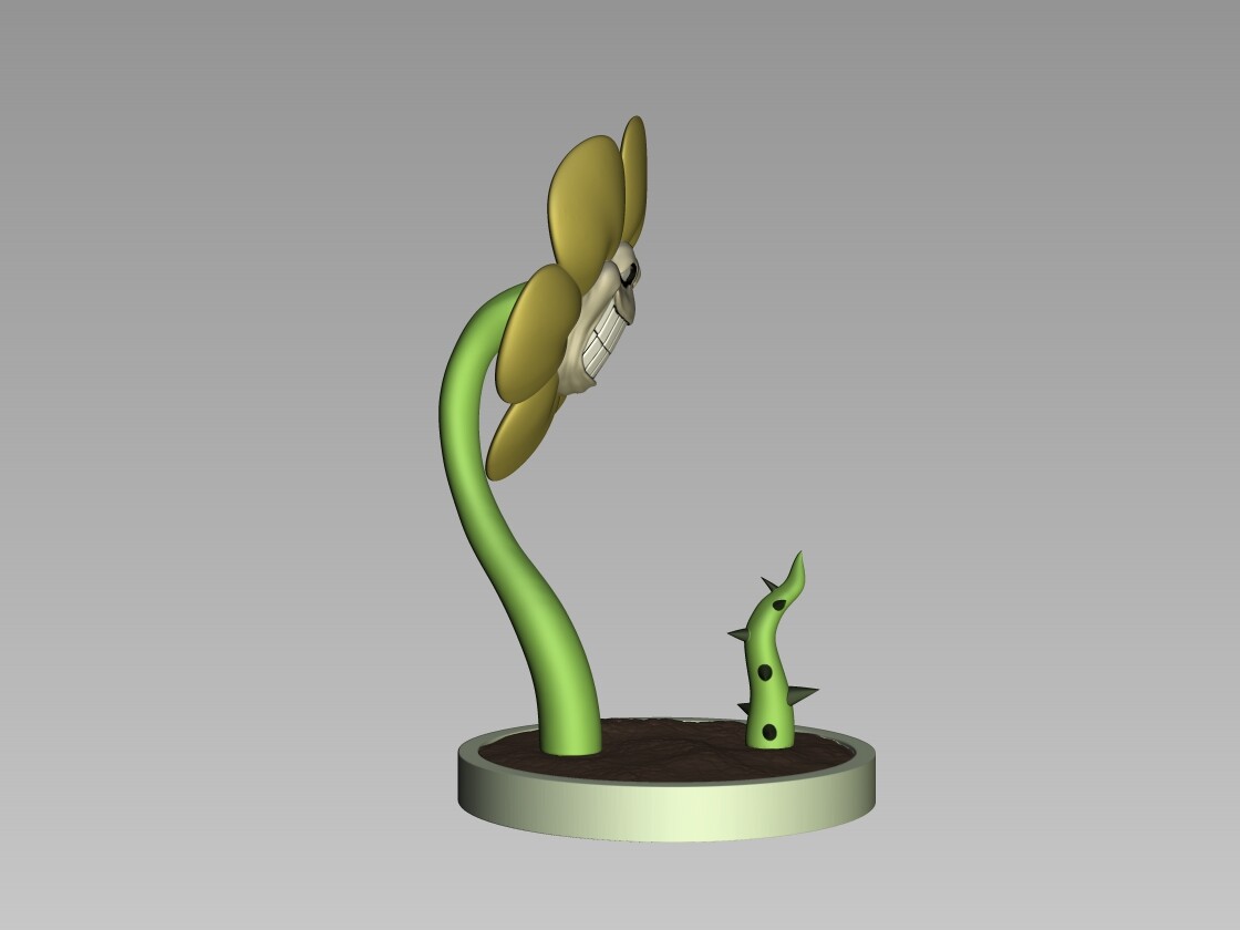ArtStation - Flowey Undertale Character 3D print | Resources