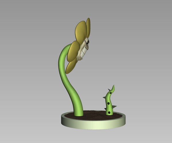 ArtStation - Flowey Undertale Character 3D print | Resources