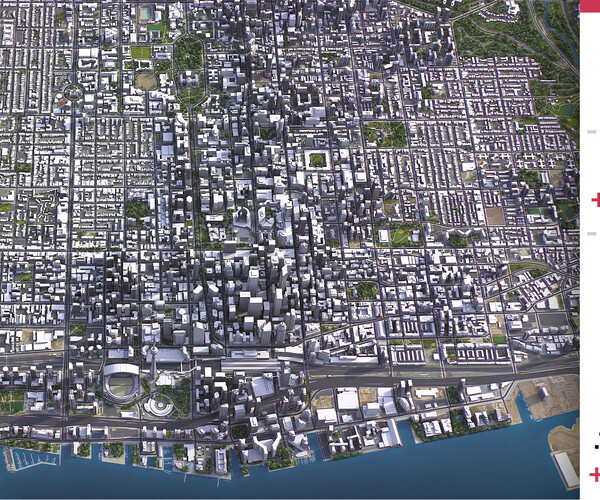ArtStation - Toronto - 3D city model | Resources