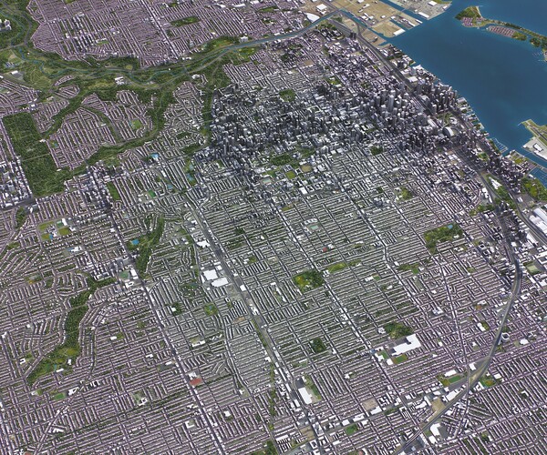 ArtStation - Toronto - 3D city model | Resources