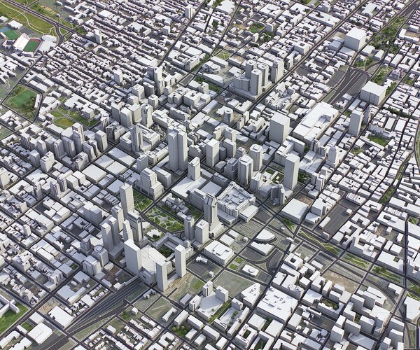 ArtStation - Montreal - 3D city model | Resources