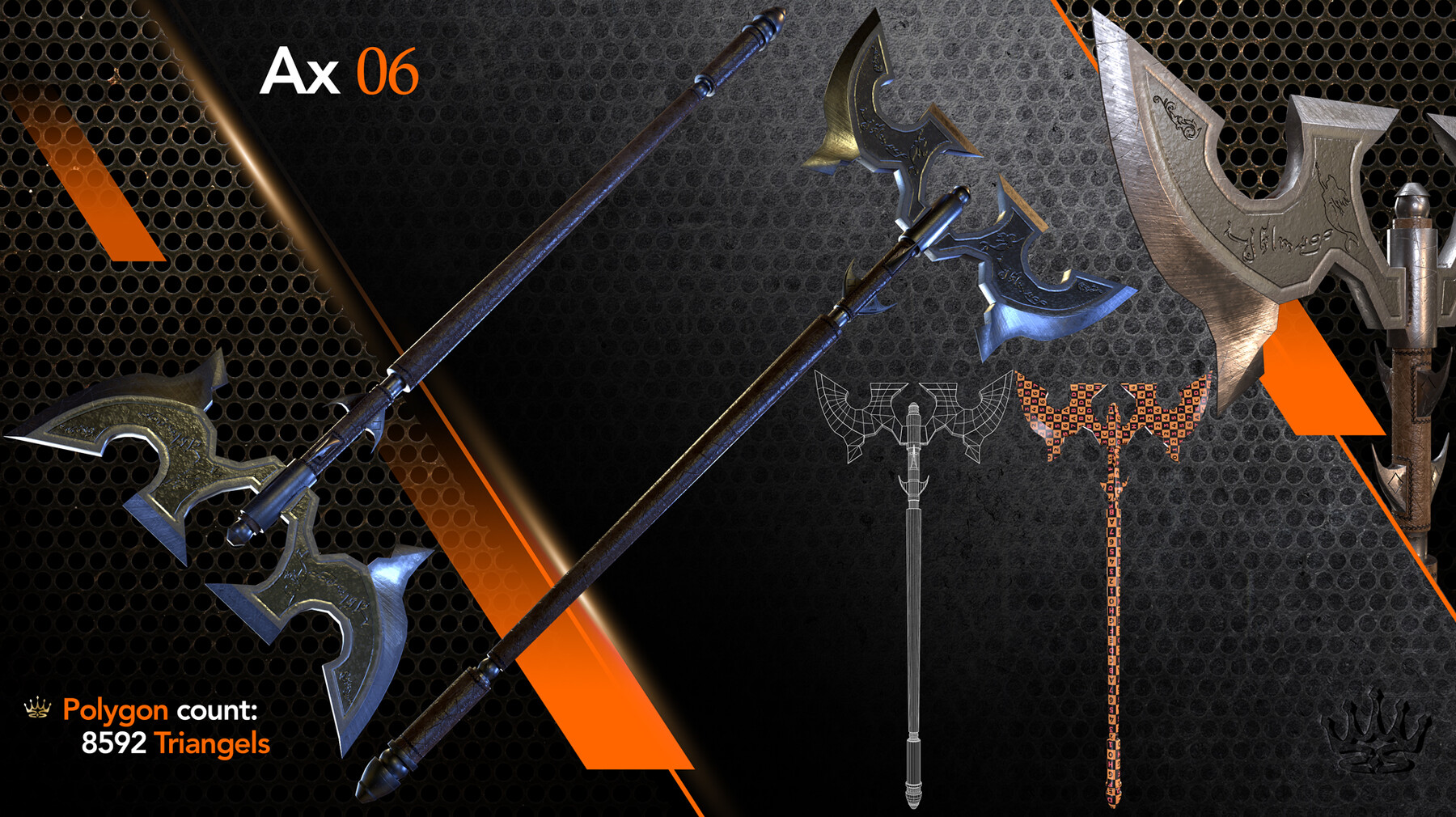 ArtStation - 20 Ax collection-vol-01 | Game Assets