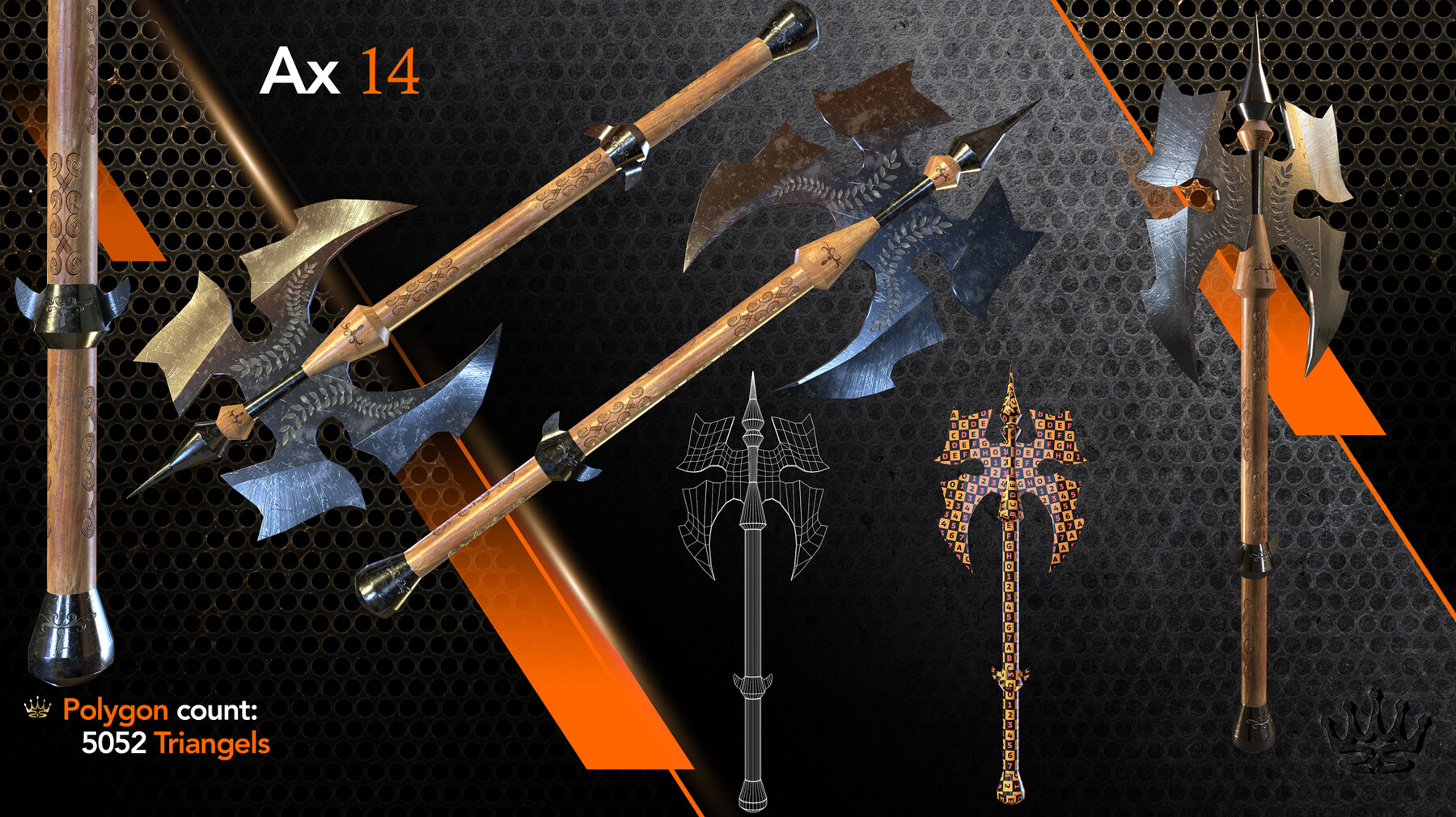 ArtStation - 20 Ax collection-vol-01 | Game Assets