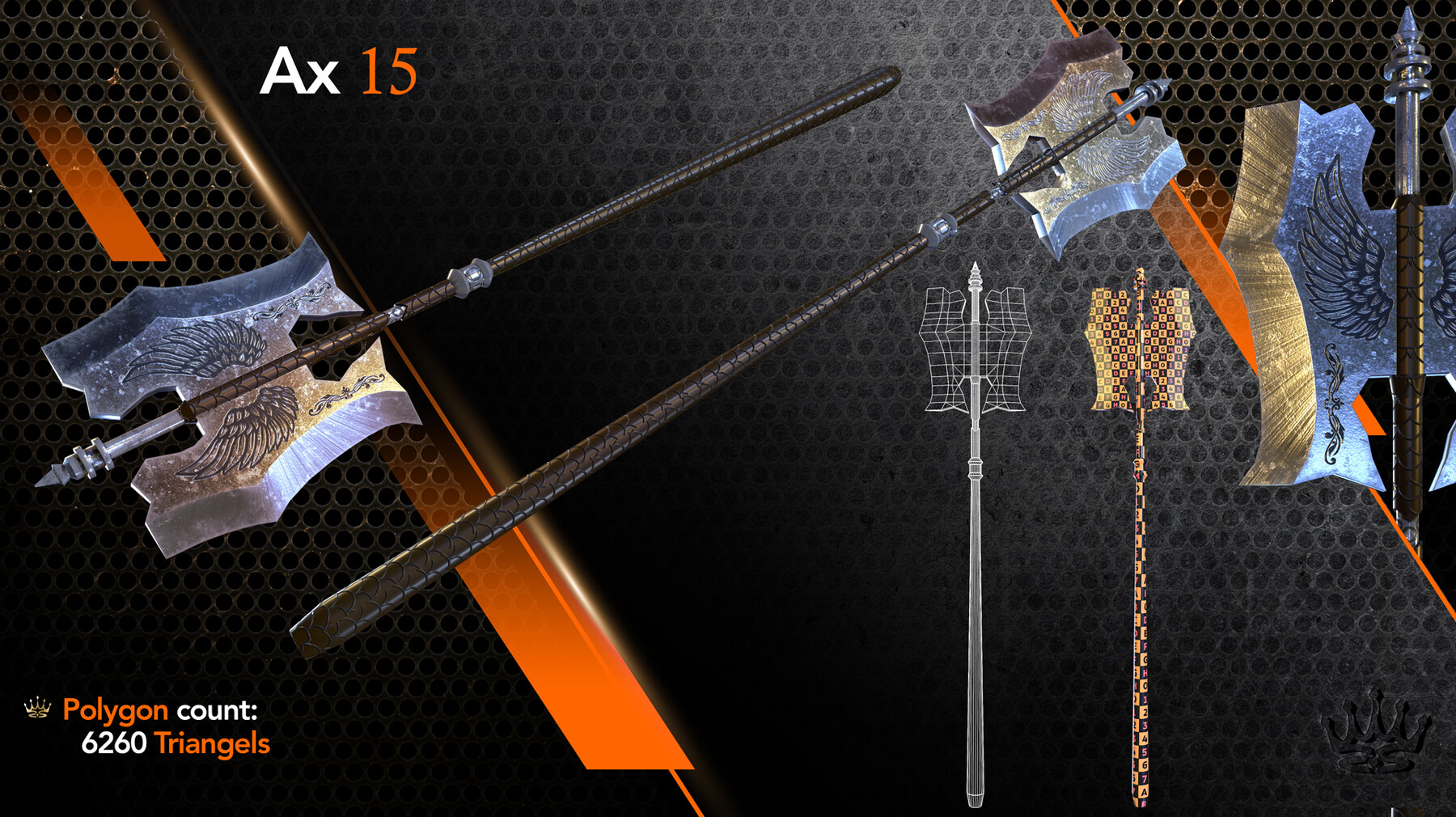 ArtStation - 20 Ax collection-vol-01 | Game Assets