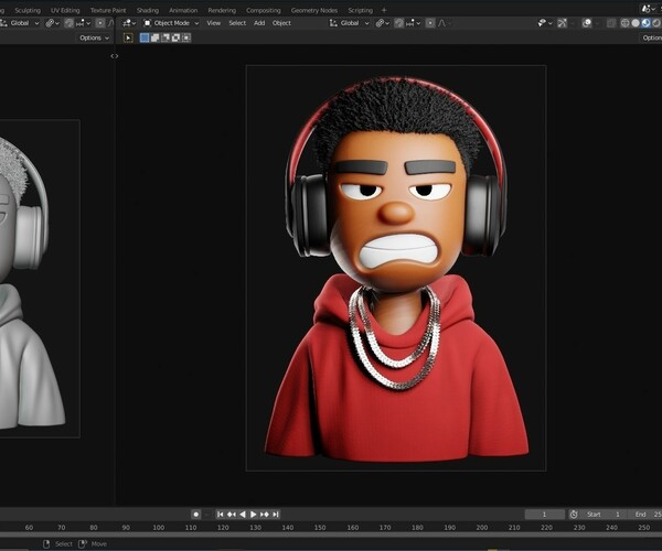ArtStation - 3D NFT Stylized Character Base Template in Blender 3D ...