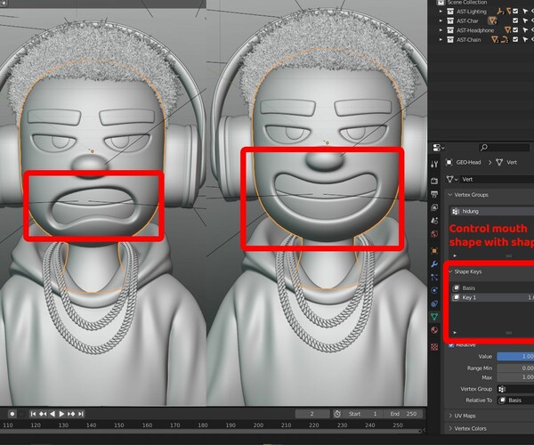 ArtStation - 3D NFT Stylized Character Base Template in Blender 3D ...
