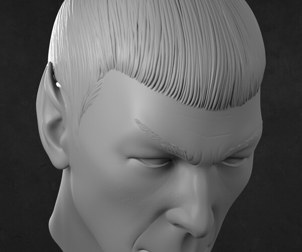 ArtStation - Spock 3D printable head | Resources