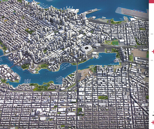 ArtStation - Vancouver - 3D city model | Resources