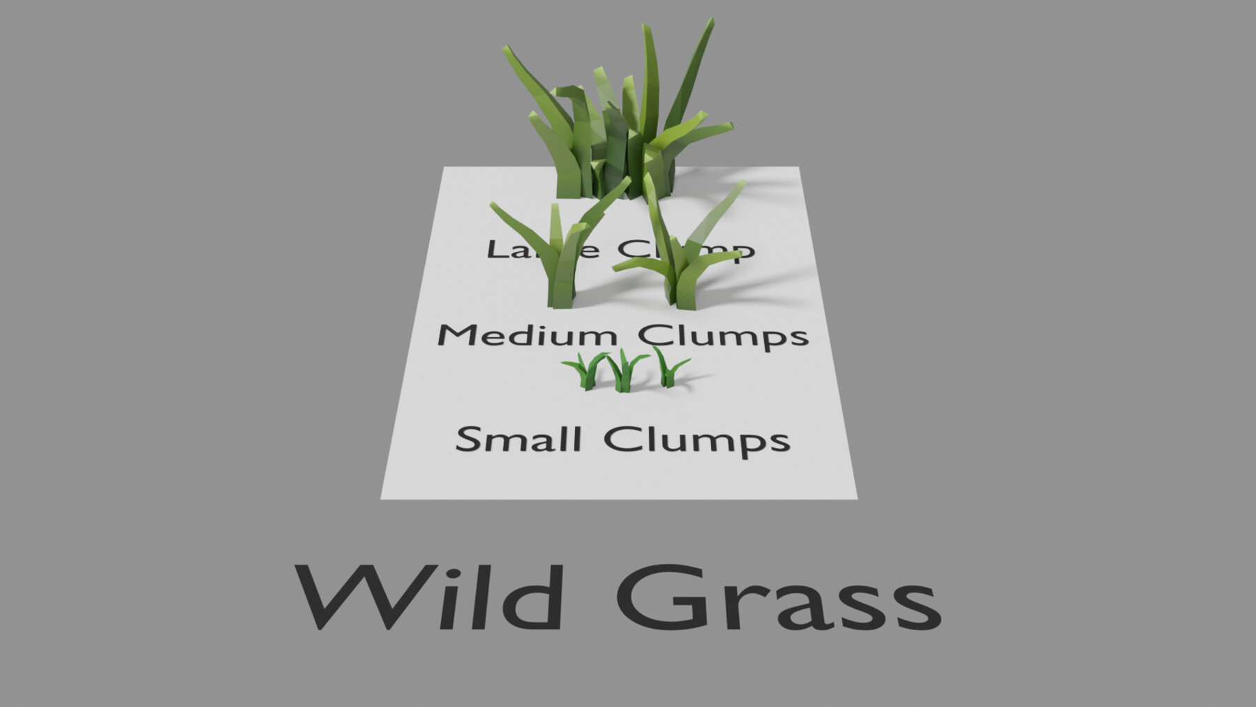 ArtStation - Low Poly Grass Asset Pack | Game Assets