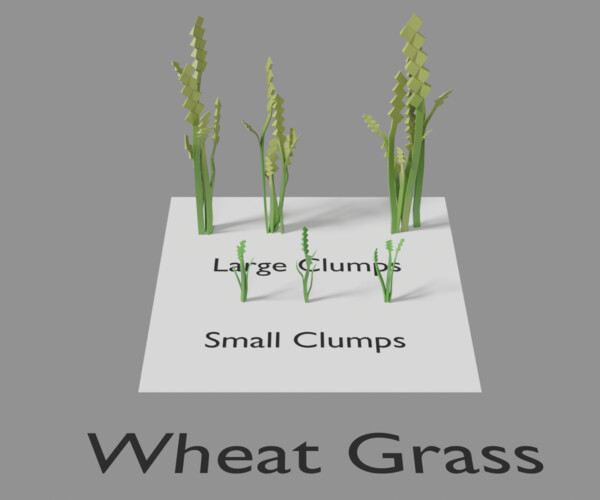 ArtStation - Low Poly Grass Asset Pack | Game Assets