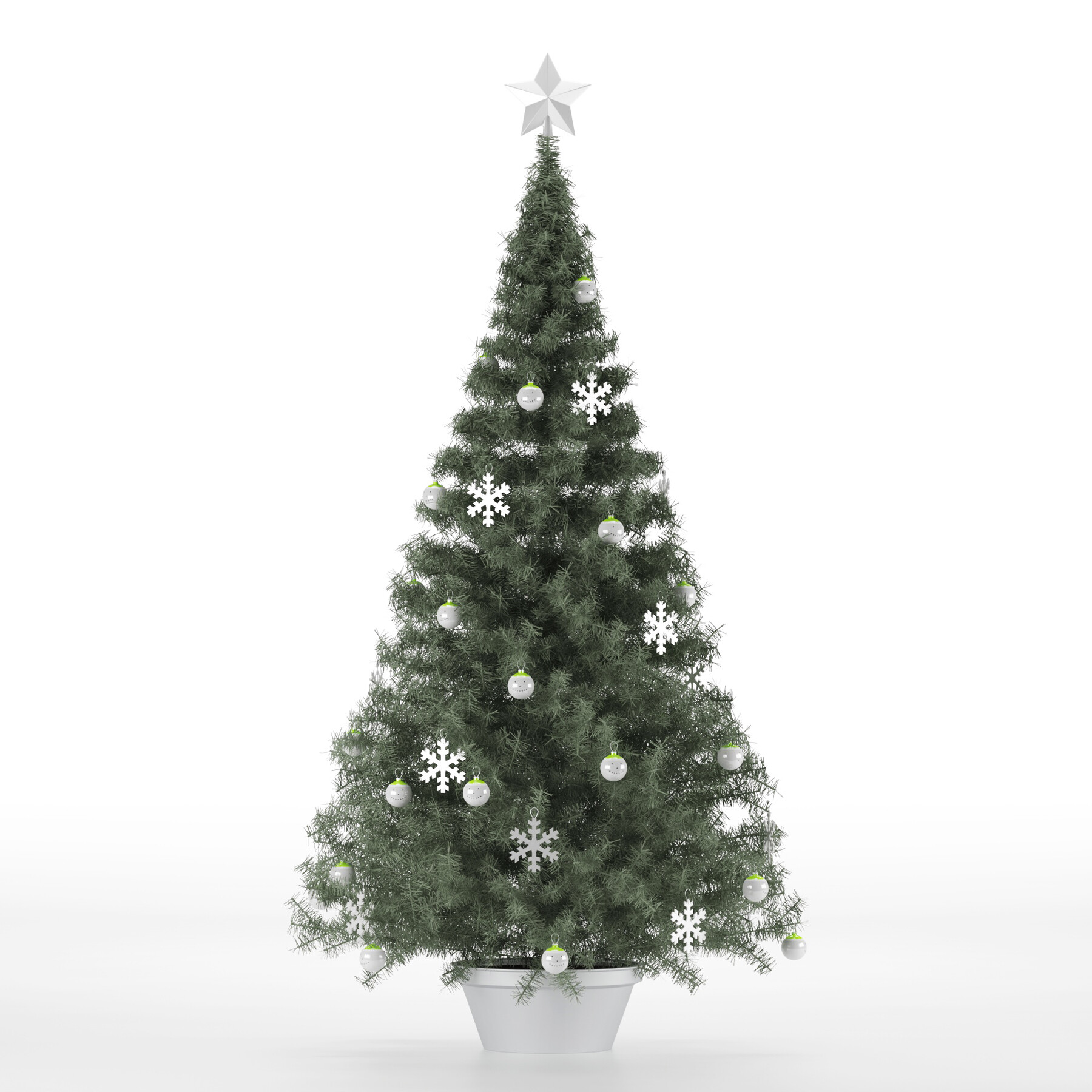ArtStation - Christmas Decoration Tree 3D model | Resources