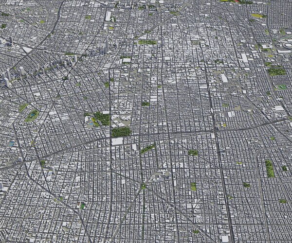 ArtStation - Mexico - 3D city model | Resources