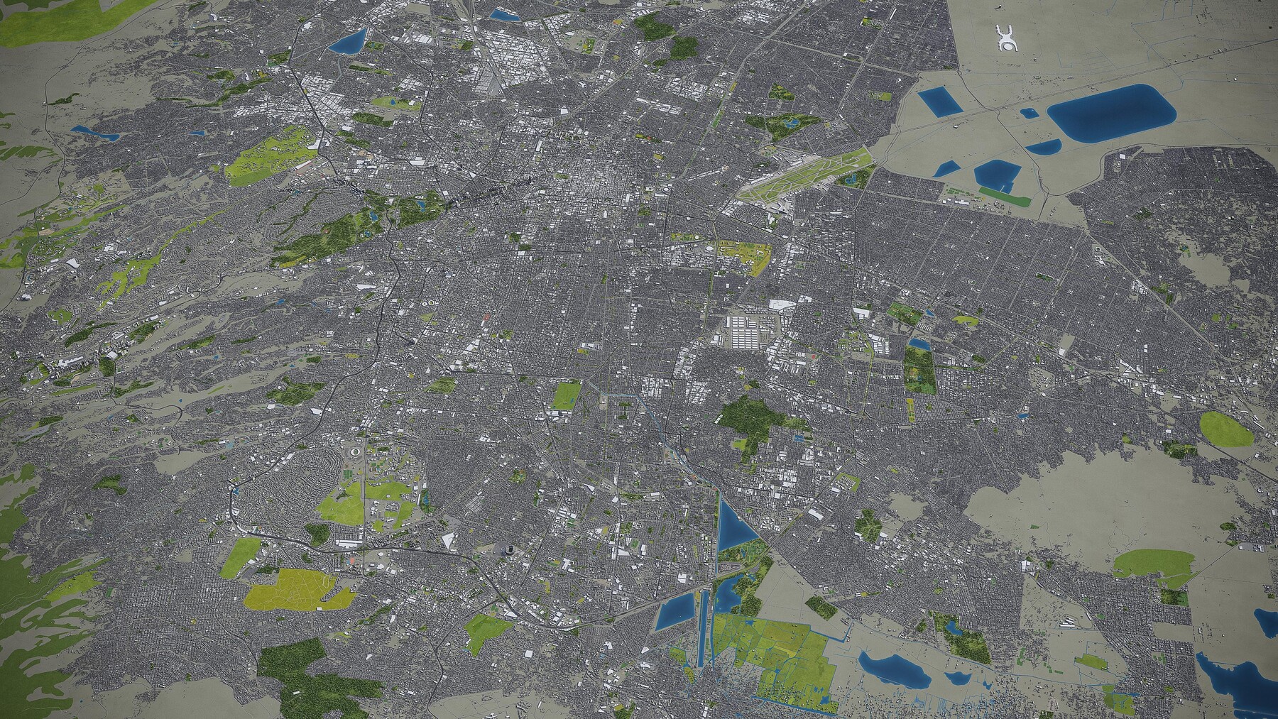 ArtStation - Mexico - 3D city model | Resources