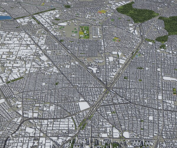 ArtStation - Mexico - 3D city model | Resources