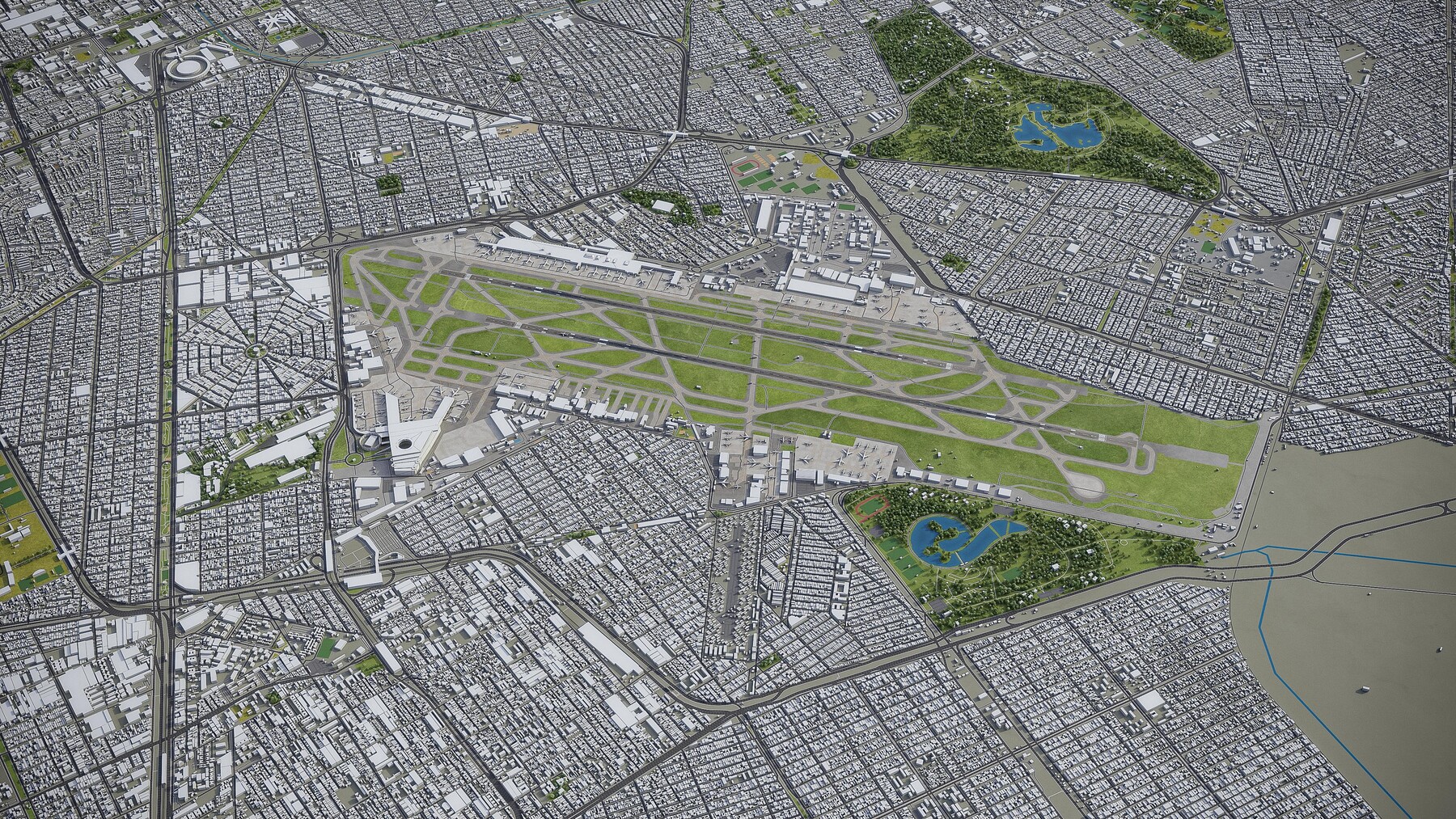 ArtStation - Mexico - 3D city model | Resources