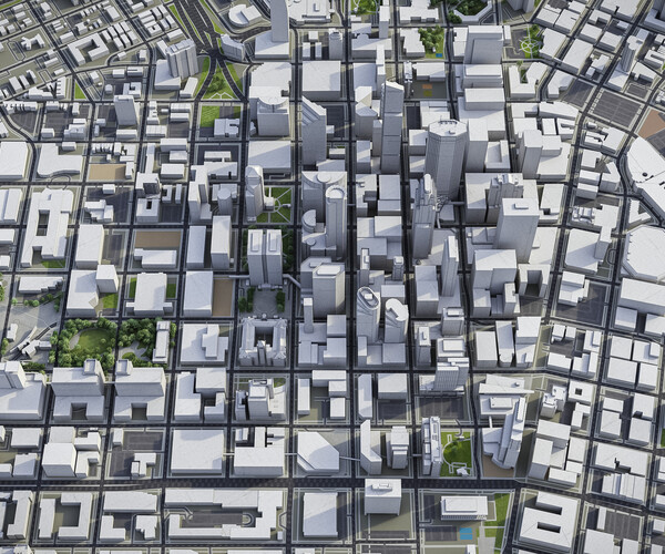 ArtStation - Minneapolis - 3D city model | Resources
