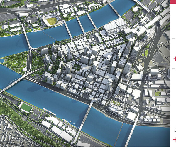 ArtStation - Pittsburgh - 3D city model | Resources