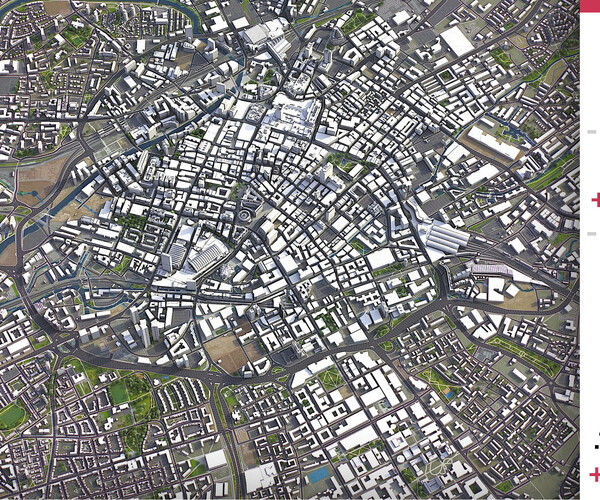 ArtStation - Manchester - 3D city model | Resources