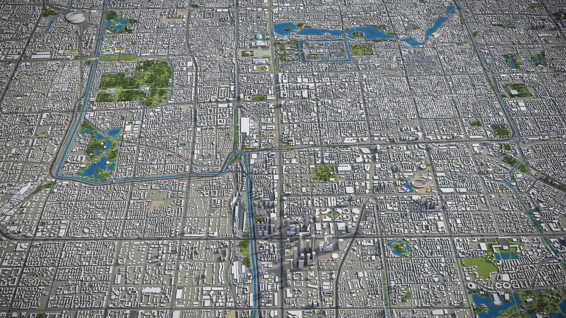 ArtStation - Beijing - 3D city model | Resources