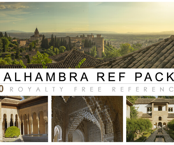 ArtStation - ALHAMBRA REF PACK | Resources