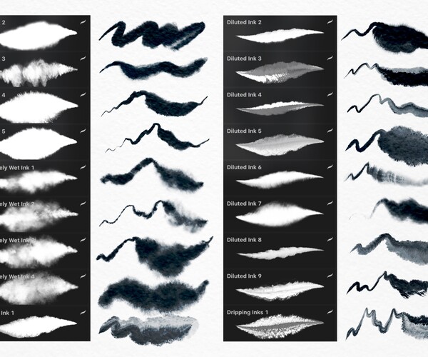 ArtStation - Inktober Brush Pack for Procreate | Brushes