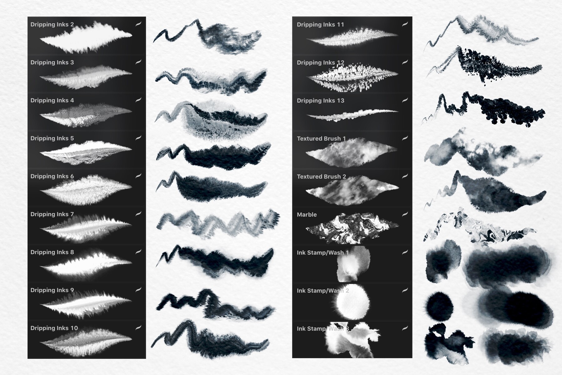 ArtStation - Inktober Brush Pack for Procreate | Brushes